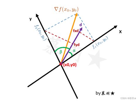 一阶方向导数与梯度和方向向量的关系及其应用 梯度乘以方向向量 csdn博客