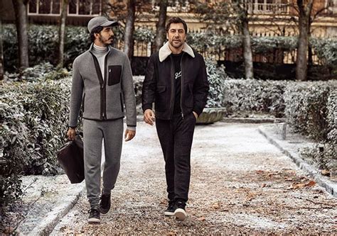 Actors Javier Bardem And Dev Patel Share A Moment In Zegnas Latest Ad