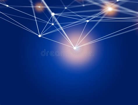 web operating system screen and network connection displayed on stock illustration