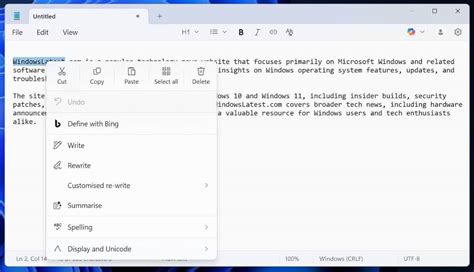 Is The Frustrating Clutter In Windows 11 Notepad Right Click Context