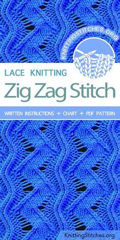 Zig Zag Stitch Pattern Is Found In The Eyelet And Lace Stitches Category FREE Written
