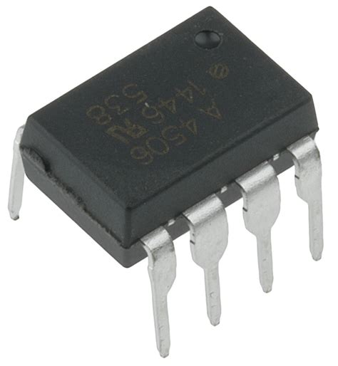 Broadcom Hcpl 4506 000e Dc Input Inverter Open Collector Output Optocoupler Through Hole 8