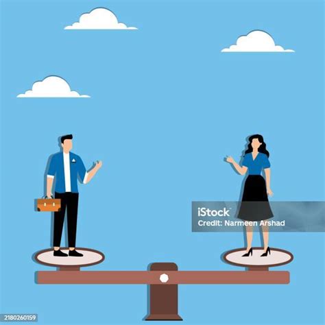 양성 평등 직장 내 공정성 정의 또는 법률 다양성 기업 직원 비교 또는 균형 척도 균형 개념 균형 평등 척도의 사업가와 사업가