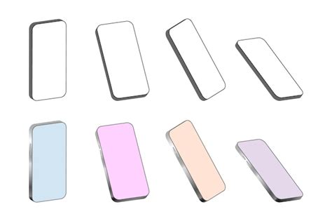 Premium Vector Realistic Flat Smartphone Mockup Device Ui Ux Mockup