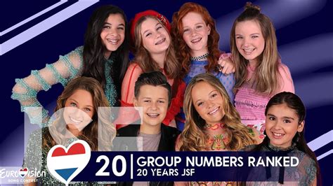 All Jsf Group Numbers Ranked 20 Years Jsf Youtube