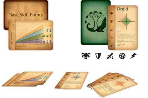 Dandd Class Icon System Behance Dandd Class Icon System Behance