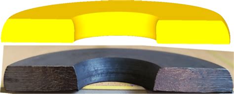 Top Fe Simulation Of Global Deformation And Shape Compared To The Download Scientific