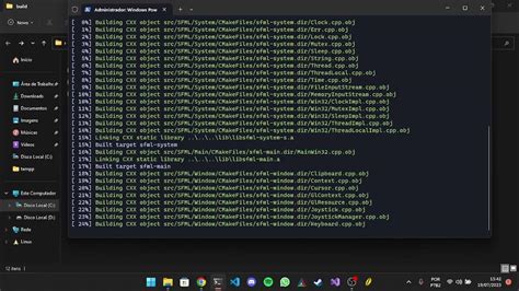 Compilando Sfml 260 Com Cmake No Windows E Linux E Criando Um Projeto