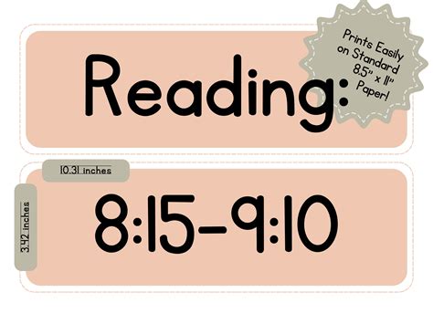 Editable Boho Classroom Schedule Template Classroom Schedule Cards