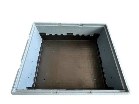 1200x1000x595 Reusable Bulk Storage Collapsible Plastic Pallet Box Buy Flc Foldable Plastic
