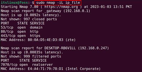 How To Scan Ip Ranges Using Nmap Its Linux Foss