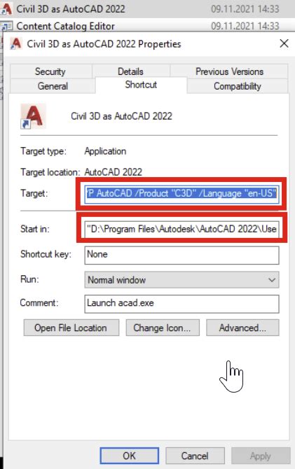 How To Start Civil 3d With A Default Custom Profile