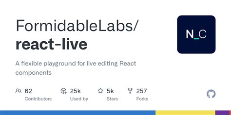 Github Formidablelabsreact Live A Flexible Playground For Live Editing React Components