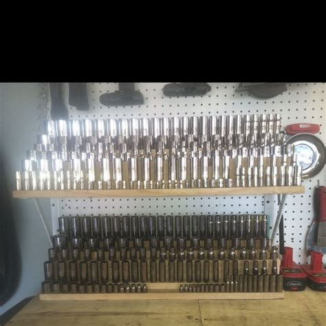 300pc Socket Organizer On Dowel Pins