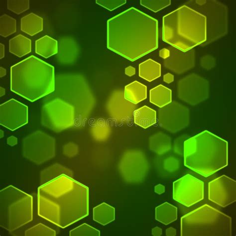 Hexagon Bokeh Wallpaper Stock Illustration Illustration Of Festive 50973785