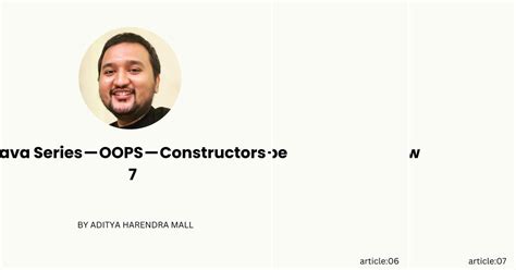 List Core Java Series —oops Curated By Aditya Harendra Mall Medium