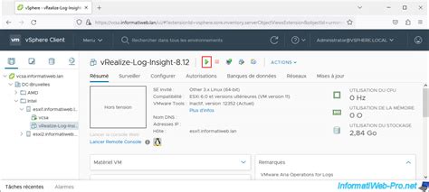 Deploy Vmware Aria Operations For Logs On Vmware Vsphere 67 To Collect