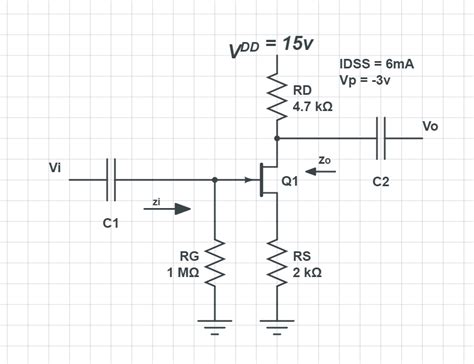 Solved A Please Draw AC Equivalent Circuit B Please Chegg Com