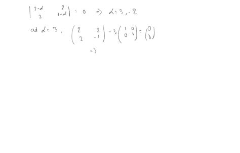 solved find the eigenvalues and eigenvectors of the following matrices