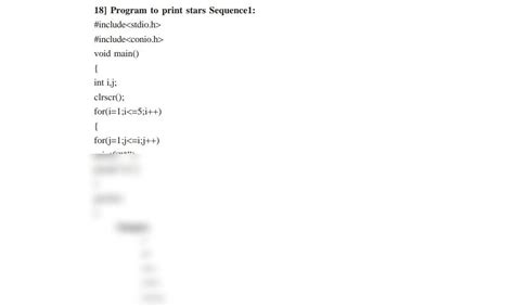 SOLUTION: Program to print stars sequence 1 c programming - Studypool