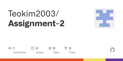 Github Teokim2003assignment 2