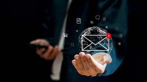 Premium Photo New Message Online Communication Concept Using Smartphone For Email And