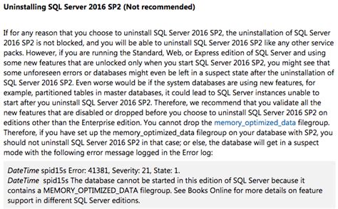 Announcing Sql Server 2016 Service Pack 2 And This One Is Big