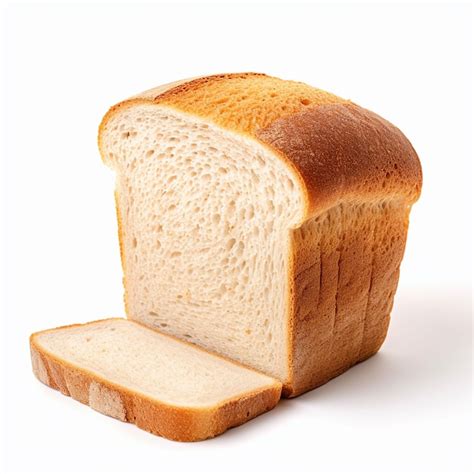 Premium Photo Sliced Bread White Background