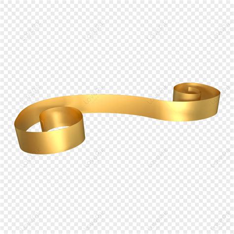 리본 3d 황금 현실조직골든제목 Png 일러스트 무료 다운로드 Lovepik