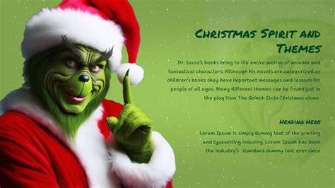 Free The Grinch Template PowerPoint Google Slides