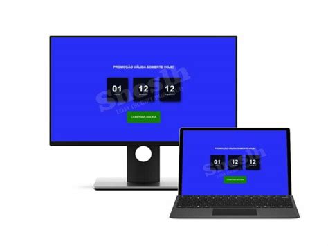 Cronômetro Digital de Venda Dinâmica Feito em Html Css e Js Script Php Aqui Brasil Oficial