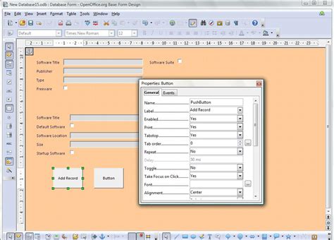 how to set up an openoffice base database part two [guide] dottech