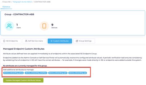 Managed Endpoint Attributes Setup Guide Netgraph