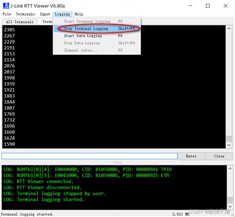 使用j link rtt review打印log jlink rtt log mindmotion csdn博客