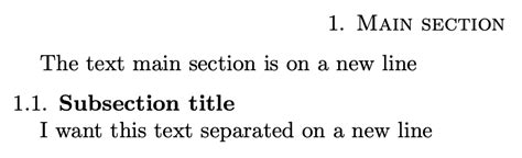 amsmath titlespacing command not working for subsection and also