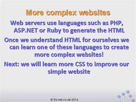 How Are Complex HTML Websites Created