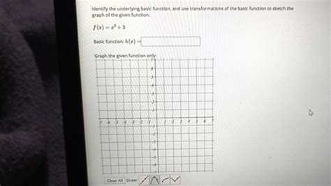 solved identify the underlying basic function and use