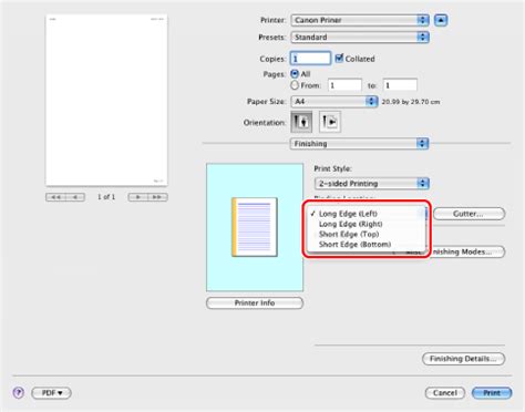 Mac Print Settings Double Sided Pdf Opmsi