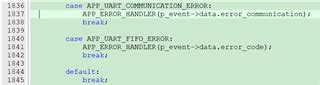 How To Resolve The Error NRF ERROR NO MEM At The Case APP UART COMMUNICATION ERROR In Uart