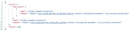 Elasticsearch Exception Type Illegal Argument Exception Reason Request Zwz Recipe Dev Zwz
