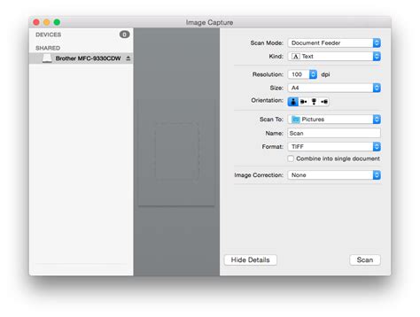 How To Scan Using Image Capture Sound Support