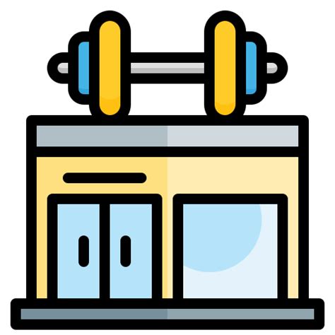 Gymnasium Generic Color Lineal Color Icon