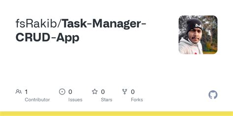 github fsrakib task manager crud app