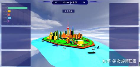 用three js做一个3d版的demo 纯前端（vue3 three js antvg2） 知乎