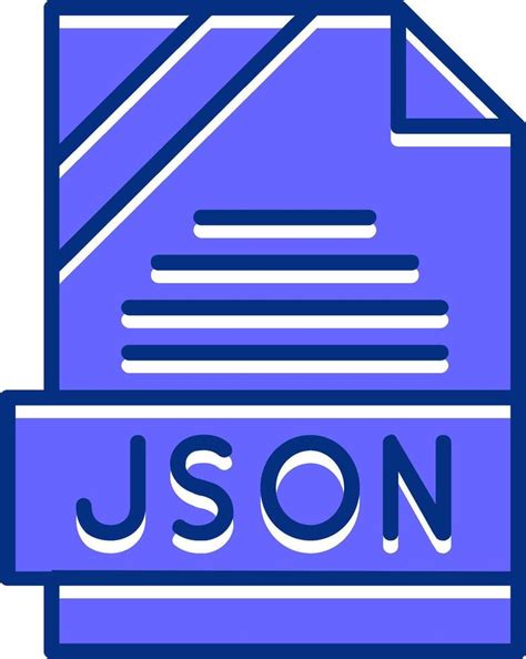 Json Filled Slip Style Icon 53859293 Vector Art At Vecteezy