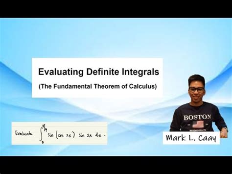 Evaluation of Definite Integral (Fundamental Theorems of Calculus ...