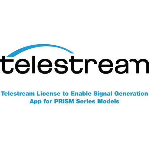 Telestream License To Enable Signal Generation App For PRISM Series Models