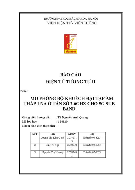 Báo cáo Practical work for et TRƯỜNG ĐẠI HỌC BÁCH KHOA HÀ NỘI VIỆN ĐIỆN TỬ VIỄN THÔNG