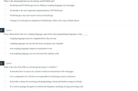 Solved What Is The Relationship Between Javascript And