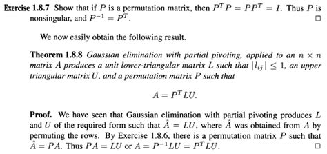 Solved Exercise Show That If P Is A Permutation Chegg